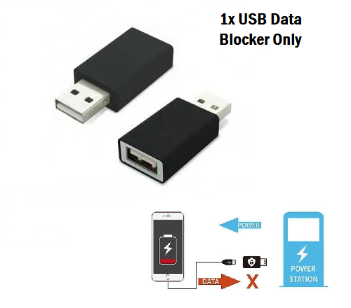 USB Type-A Data Blocker USB-A Jack Defender Adapter Support Quick ...