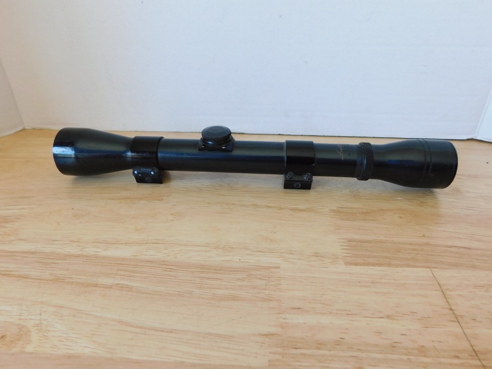 TED WILLIAMS SEARS 4X Scope, by Weaver 1" Rings Mounts, Fine Crosshairs ...