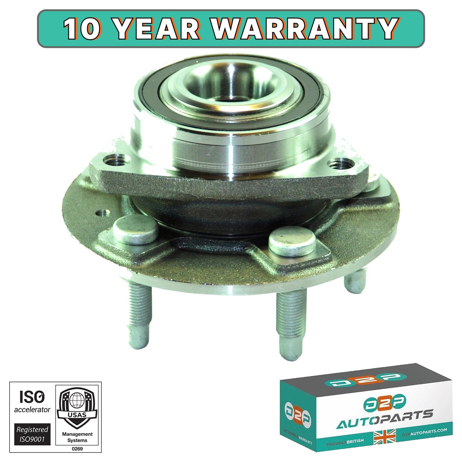 WHEEL BEARING HUB FRONT OR REAR FOR VAUXHALL INSIGNIA & SAAB 9-5 ...