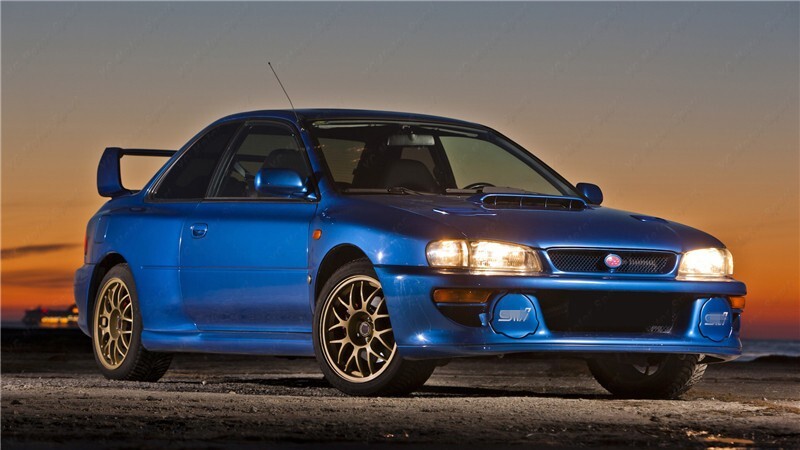 1998-2001 Subaru Impreza WRX STI GC8 2D Coupe For 22B-Sti-Style Wide ...