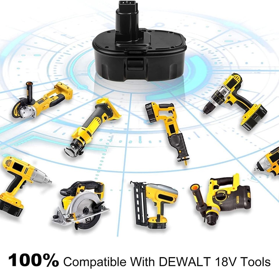 2PACK 18 Volt XRP Battery For Dewalt DC9096-2 DC9098 DC9099 DC9096 ...