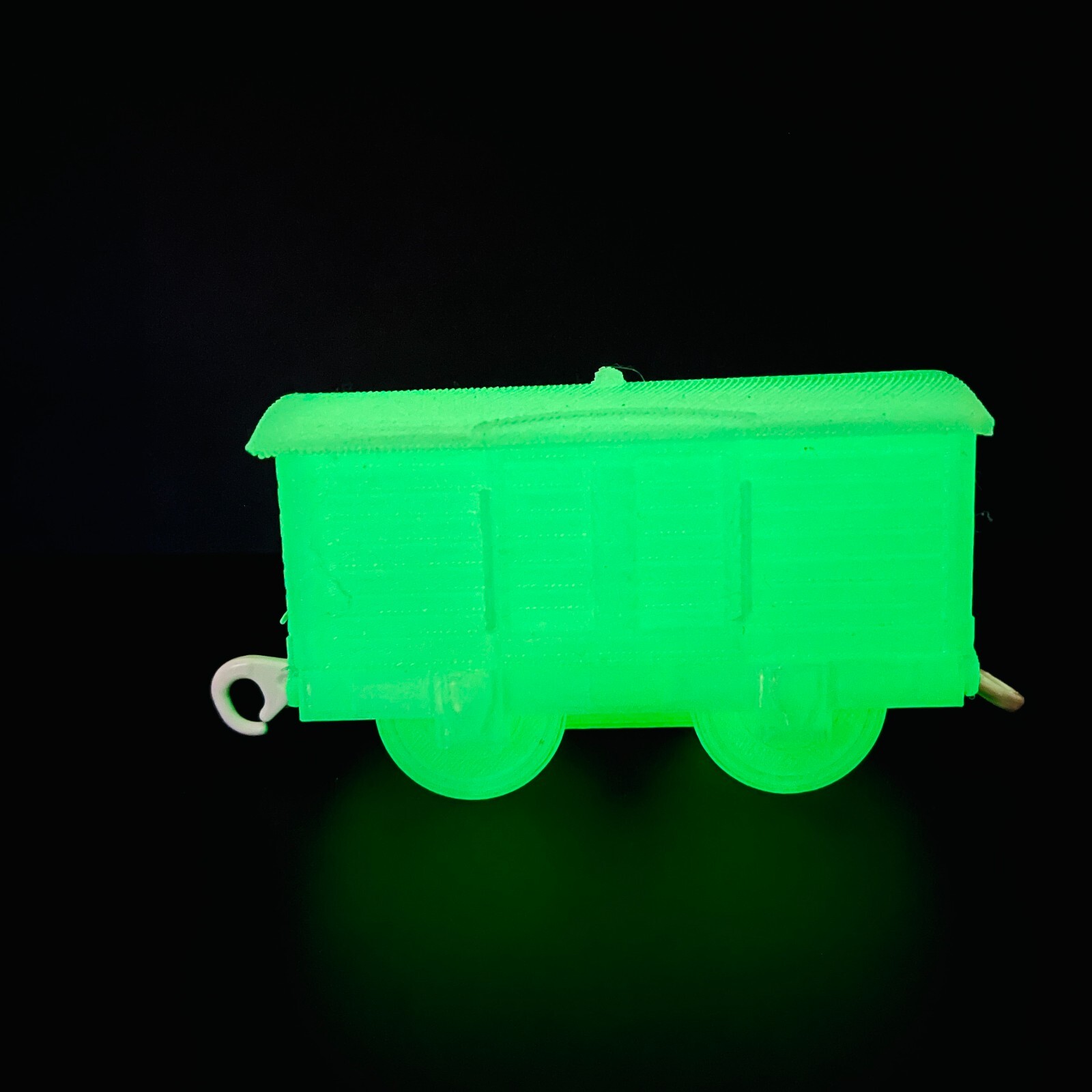 Thomas & Friends Trackmaster CUSTOM Green Glow In Dark Box Car Train ...
