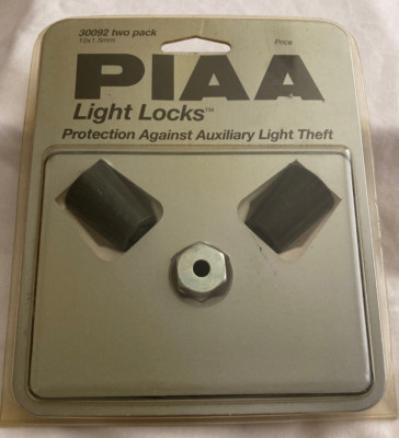 NEW PIAA Light Locks by McGard 30092 2 pack 10x1.5mm Anti-theft ...