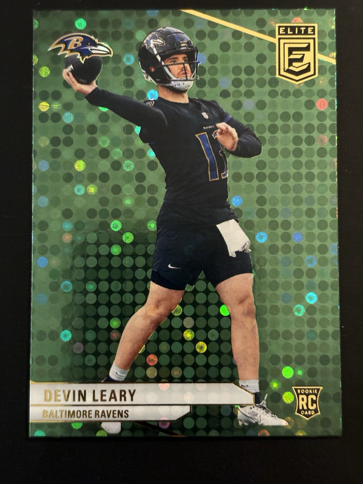 Devin Leary 2024 Elite #199 Green Disco Price Guide - Sports Card Investor
