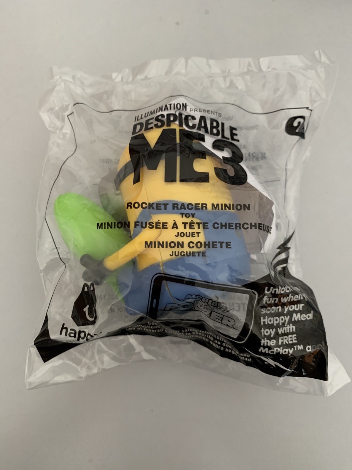 McDonald Minion Toys 2017 #2 Rocket Racer Minion | eBay