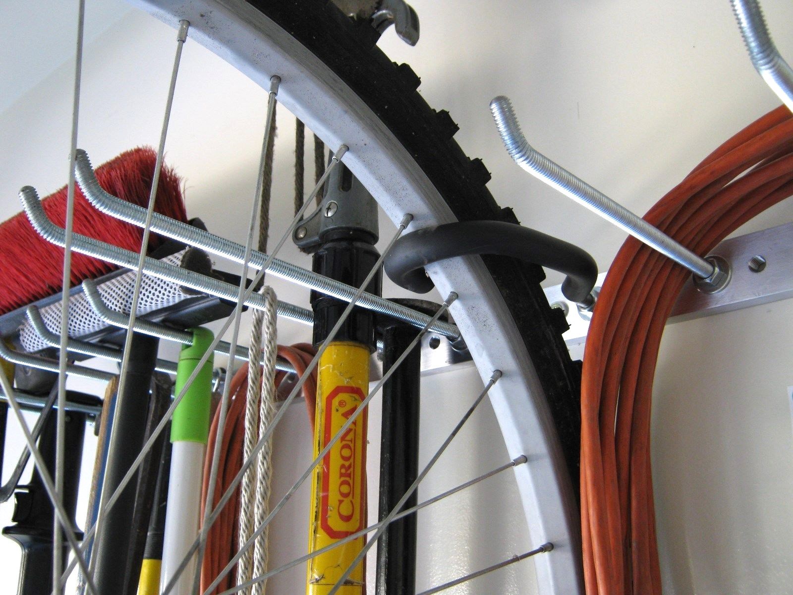 Garage Organizer - Garden Tool Rack - Bicycle Storage | eBay