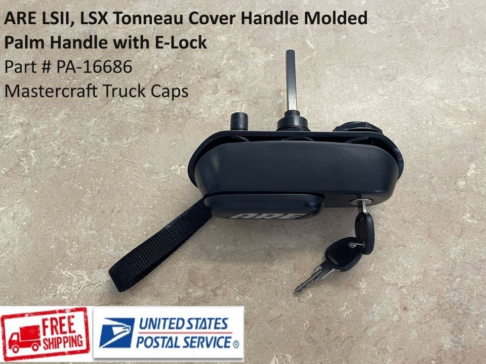 ARE LSII, LSX Tonneau Cover Handle Molded Palm Handle with E-Lock PA ...