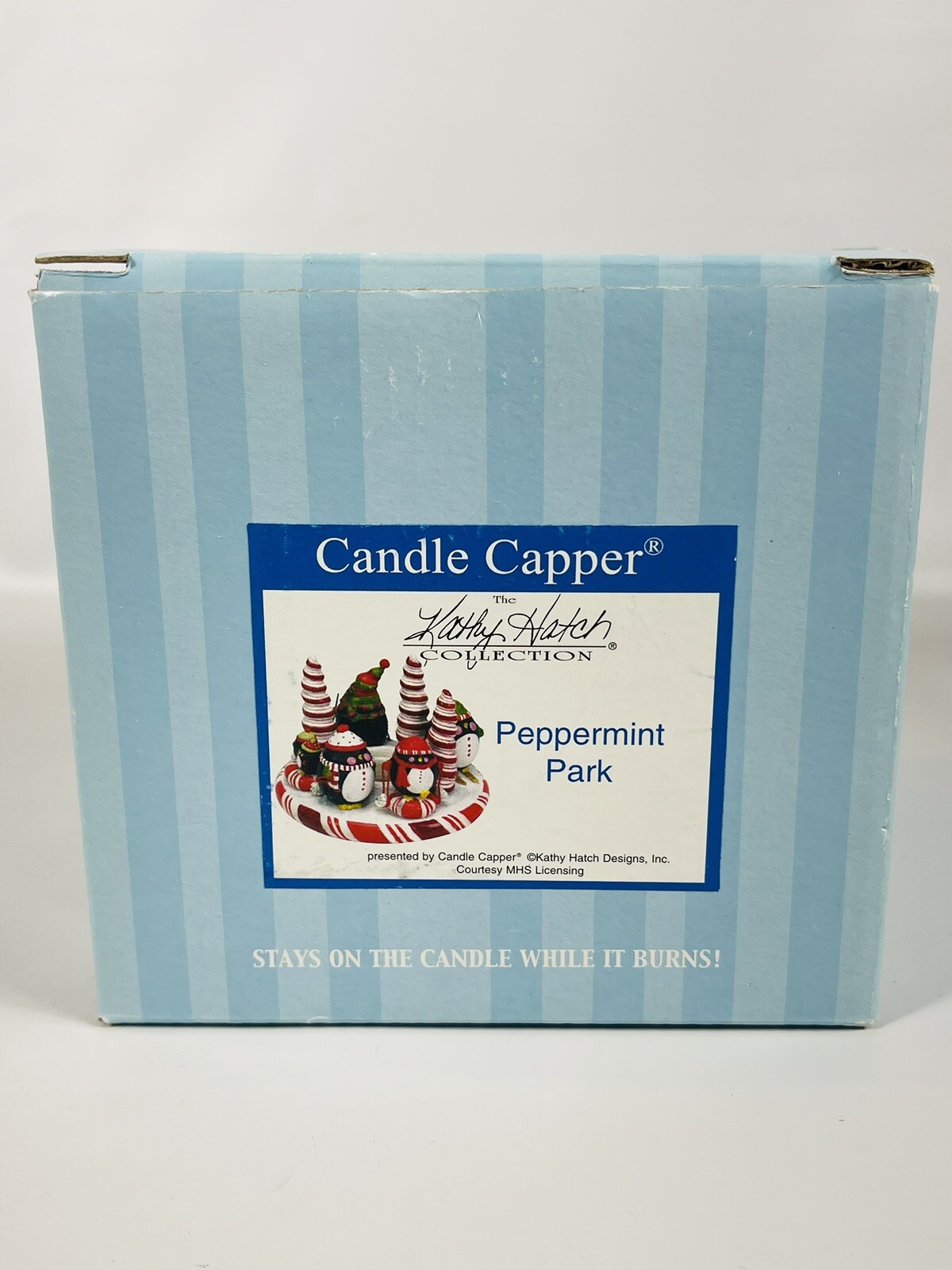 Old Virginia Candle Capper "Peppermint Park" Kathy Hatch Collection | eBay