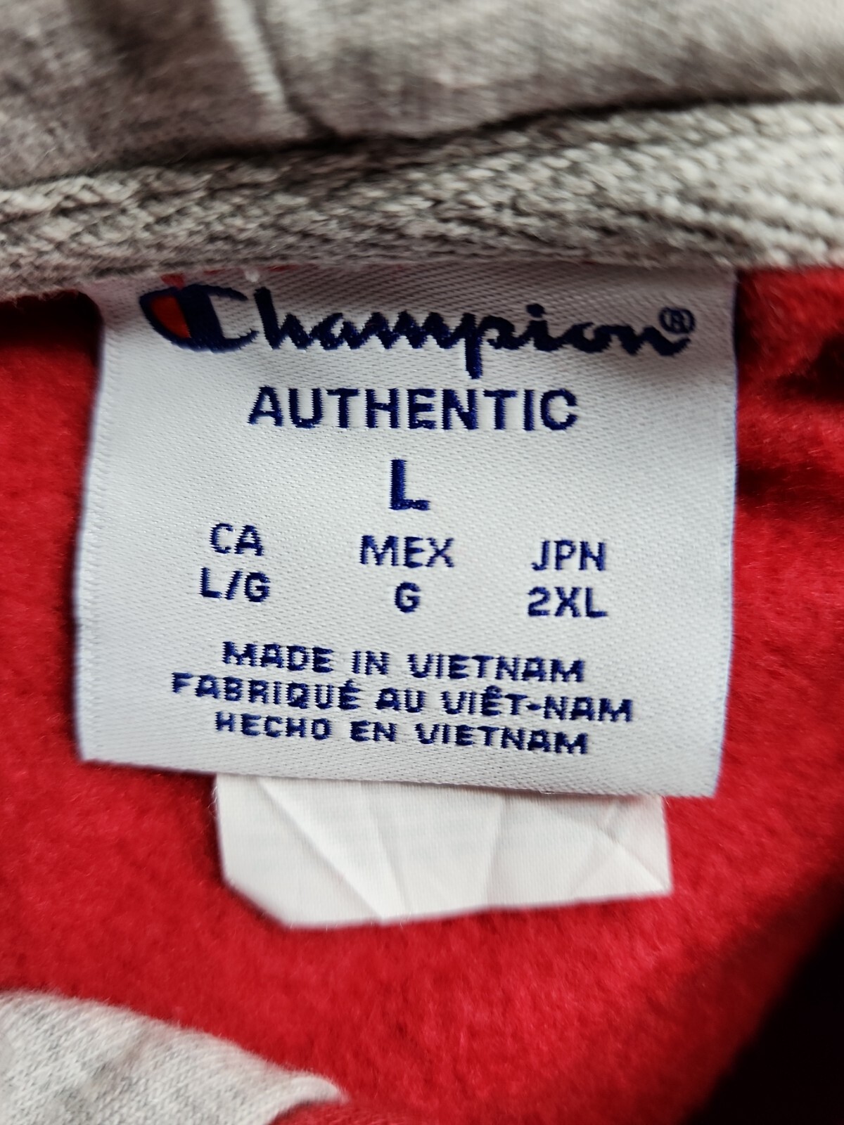 Champion Men's Heritage Dark Red Hoodie Athletics Pullover sz L Large ...