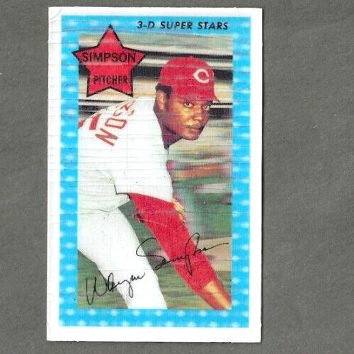 1971 Kellogg's MLB #1 of 75 Wayne Simpson Cincinnati Reds | eBay