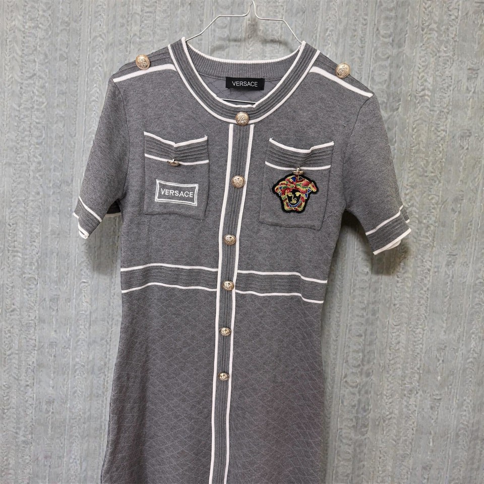 Versace Gray Dress | eBay