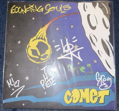 SIGNED - Bouncing Souls “Comet” Vinyl LP OG Lineup NOFX Pennywise ...