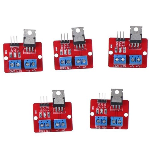 5pcs IRF520 Driver Module red Microcontroller for Arduino MCU ARM ARM ...