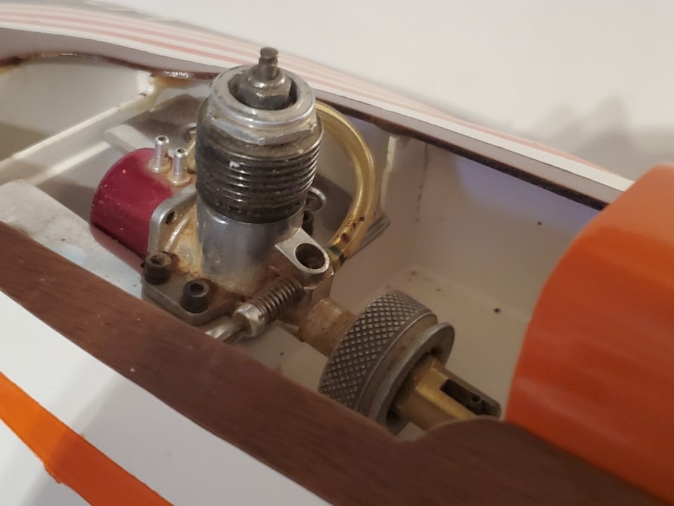 Tether Race Boat Hydroplane Miss Thriftway U-60 Model Kit Built w ...