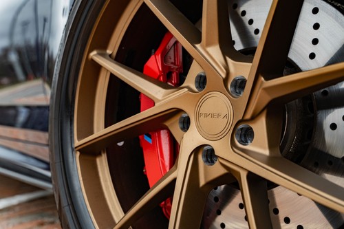 20" RIVIERA RF1 SATIN BLACK ALLOY WHEELS FIT MERCEDES E CLASS C63 AMG ...