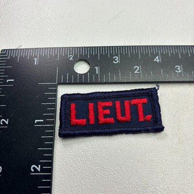 Lieutenant LIEUT. Tab Patch 02Z6 | eBay