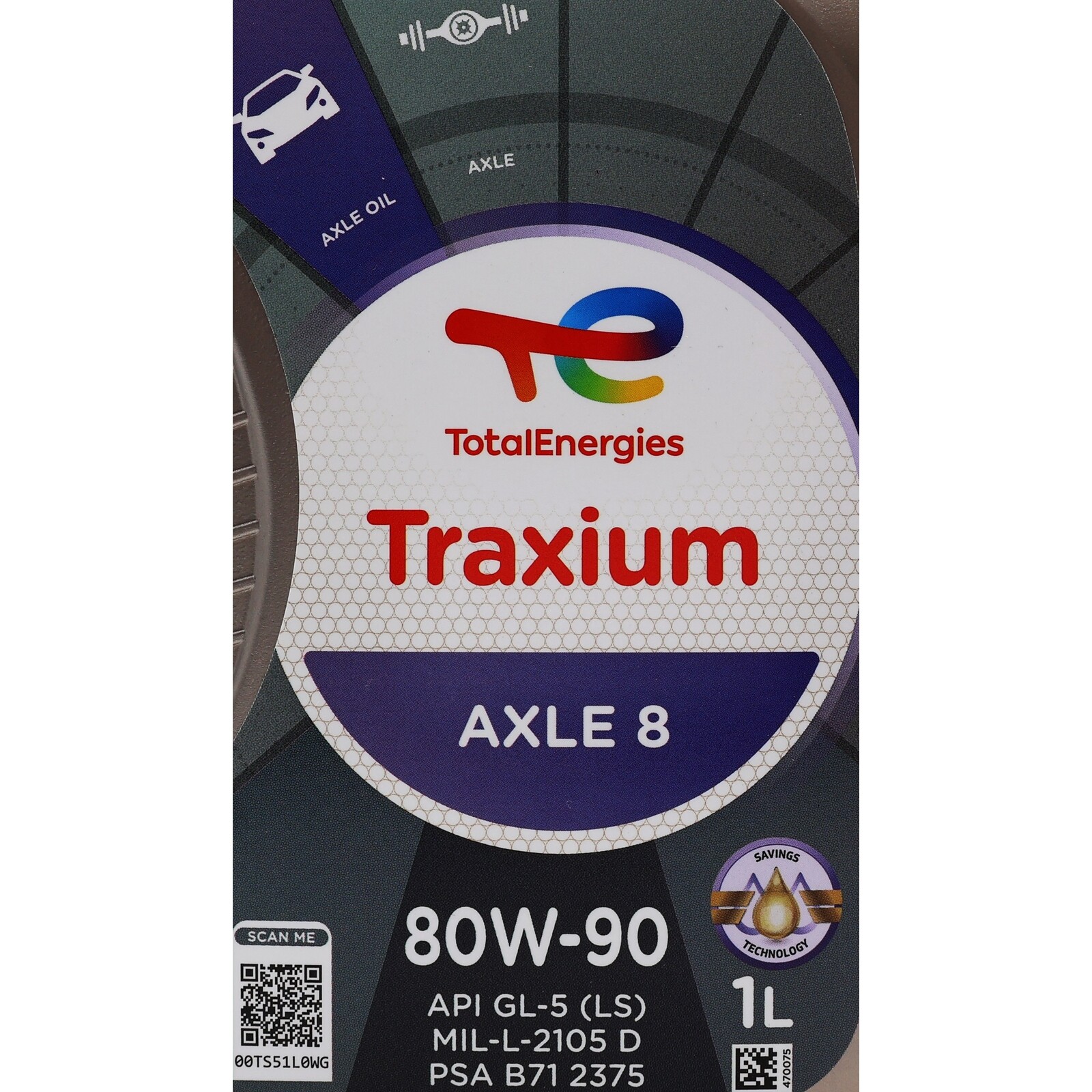 Total Transmission Axle 8 80w-90 80w90 Transmission Oil For Axle Manual ...