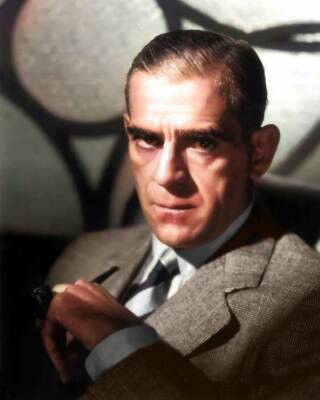 Boris Karloff 8x10 RARE COLOR Photo 622 | eBay