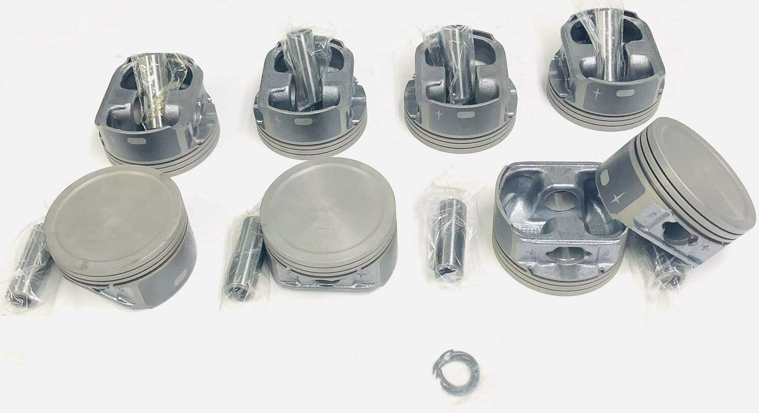 MORESA Hypereutectic Dish Top Pistons Set/8 for Chevy GMC 6.0L 2003-08 ...