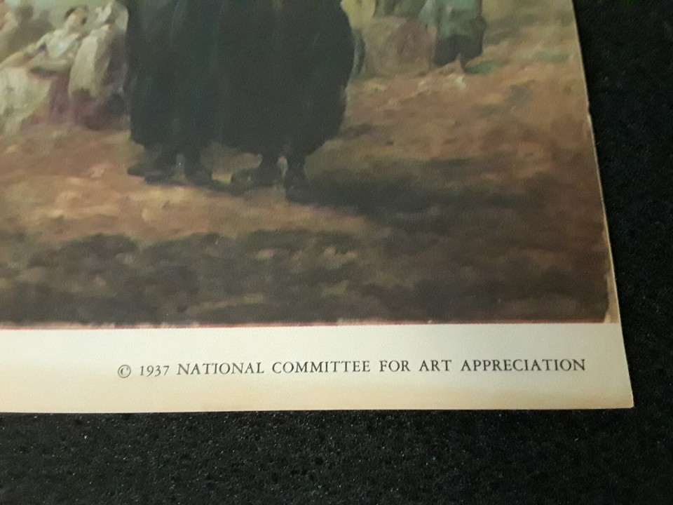 "Sea Coast" by Bonington 1937 National Committe for Art Apprication | eBay