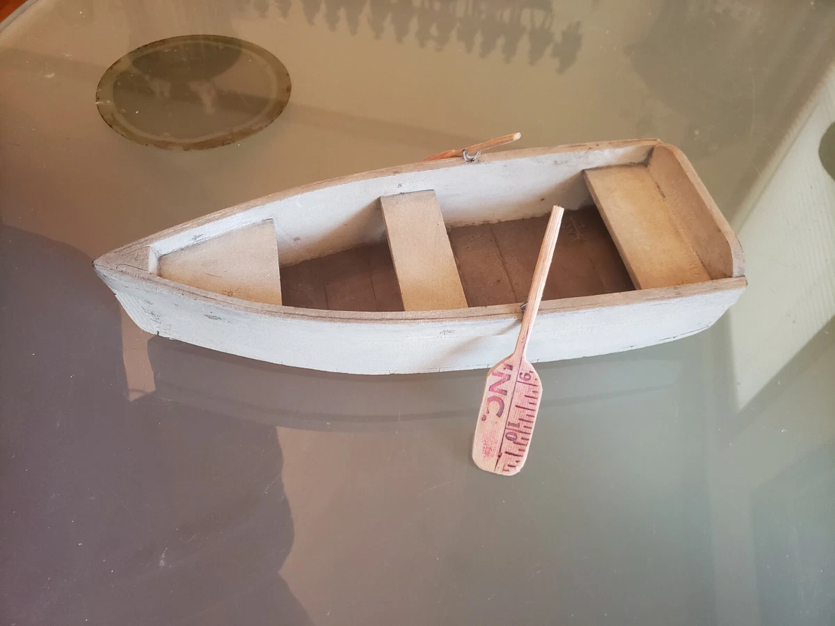 Vintage Wooden Row Boat