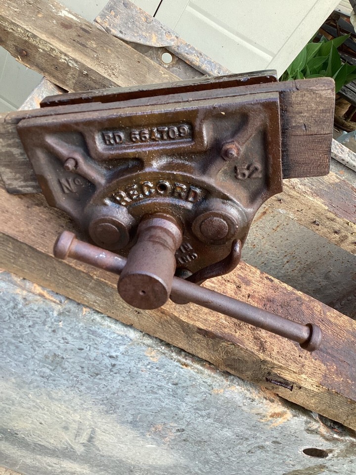 Vintage Record No. 52 Quick Release Woodworking Bench Vice | eBay UK