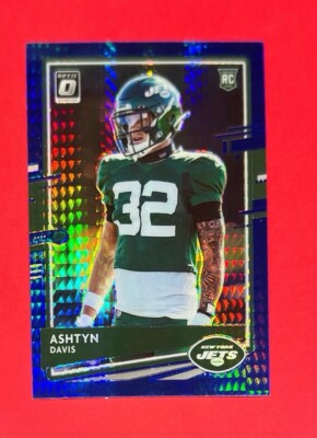 Ashtyn Davis ~ 2020 Panini Donruss Optic ~ Blue Hyper Prizm Rookie #145 ...