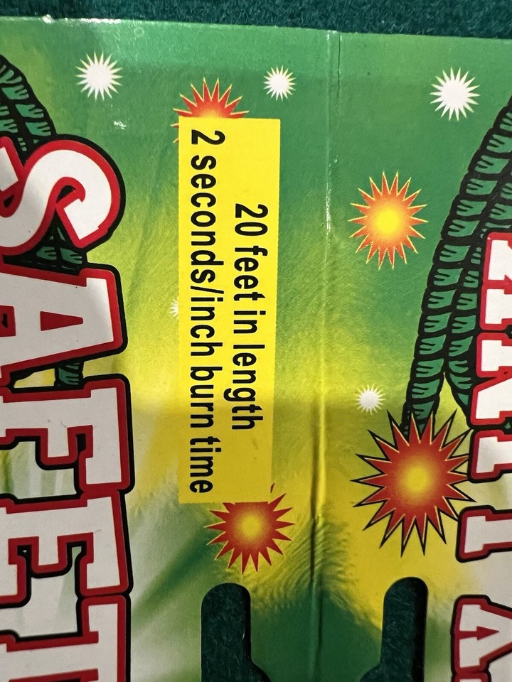 Safety Link Fireworks Label | eBay