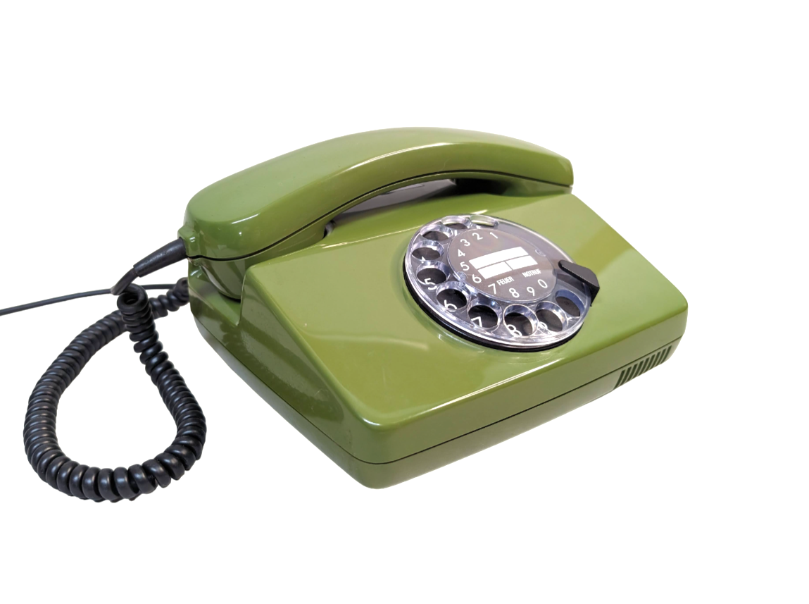DeTeWe Telefon Wählscheibentelefon FeTAp 791-1 Post 1985 grün⚡️top ...