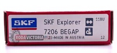 SKF 7206 BEGAP ANGULAR CONTACT BALL BEARING 30x62x16mm | eBay
