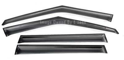 Smoke Front Rear Window Visor Sun Vent Rain Wind For 22-Up Mitsubishi ...