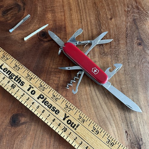 Victorinox Super Tinker Red Swiss Army Knife Vintage Used | eBay