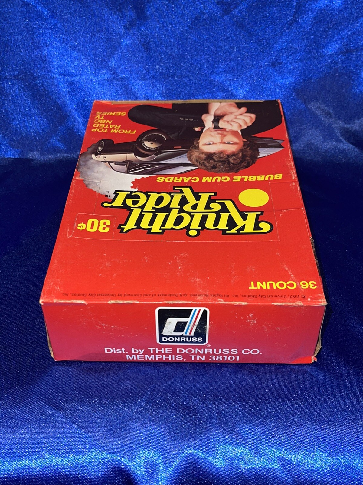 WOW! 1982 KNIGHT RIDER TRADING CARDS FULL BOX 36 UNOPENED WAX PACKS ...