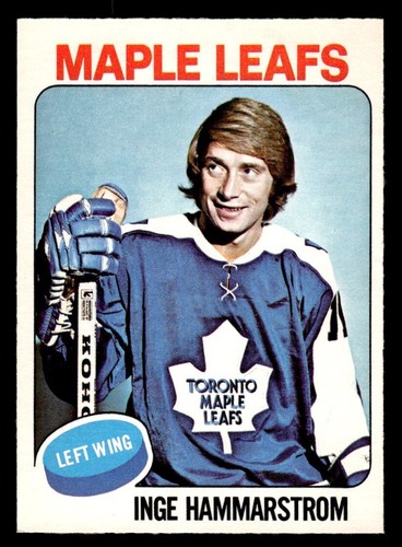 1975 OPC O-Pee-Chee Hockey #168 Inge Hammarstrom NM | eBay