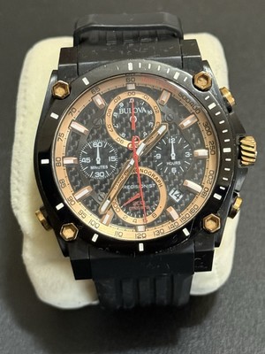 Bulova Precisionist Mens Chronograph Watch 98B181 | eBay