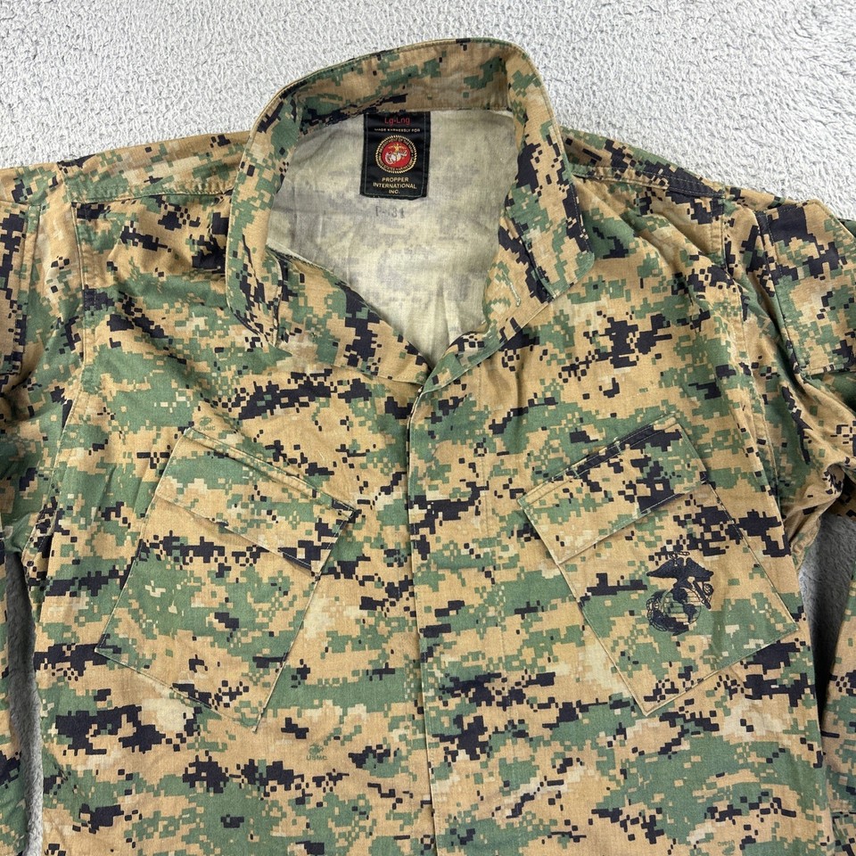 USMC Marine Military Combat Blouse Woodland Marpat Camo MCCUU Digital ...