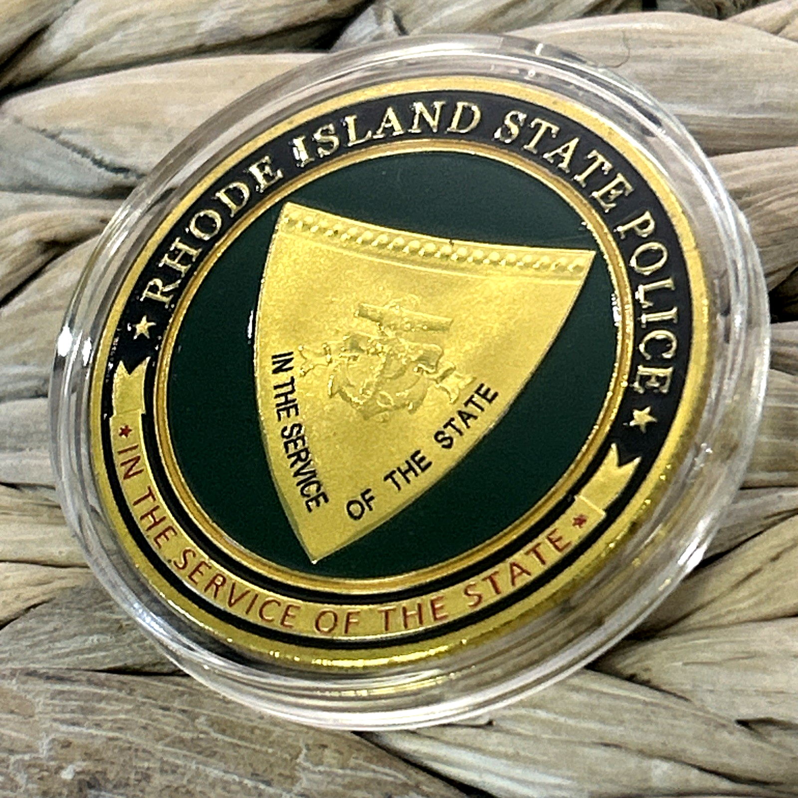 RHODE ISLAND STATE POLICE TROOPER RISP Challenge Coin Gift | eBay