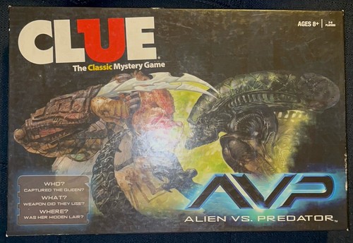 Clue Board Game Alien Vs Predator Complete 2016 Hasbro | eBay