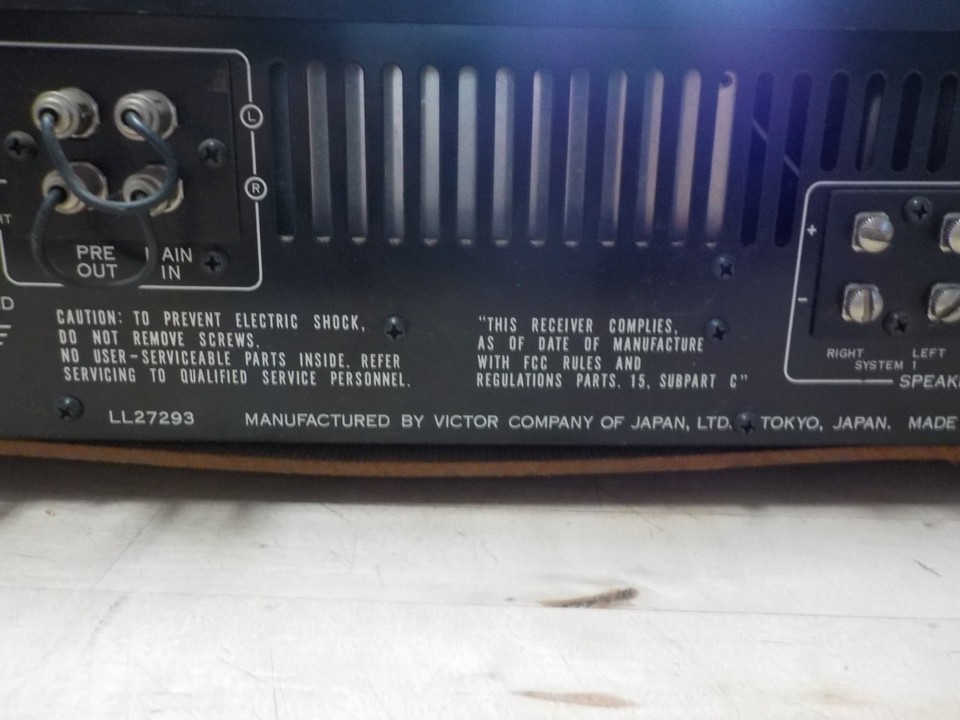 Vintage JVC VR-5505 AM/FM Stereo Receiver Made In Japan - Parts or ...