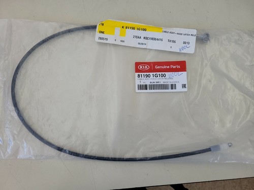 KIA ASSY-HOOD LATCH RELEASE 81190-1g100 | eBay