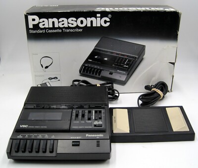Panasonic RR-830 Desktop Cassette Transcriber/Recorder W/Footpedal ...