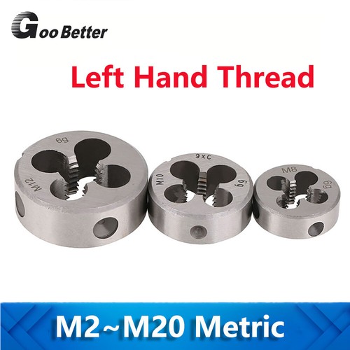 Left Hand Thread Thread Cutting Die Round Threading Dies M2-M20 M5 M6 ...