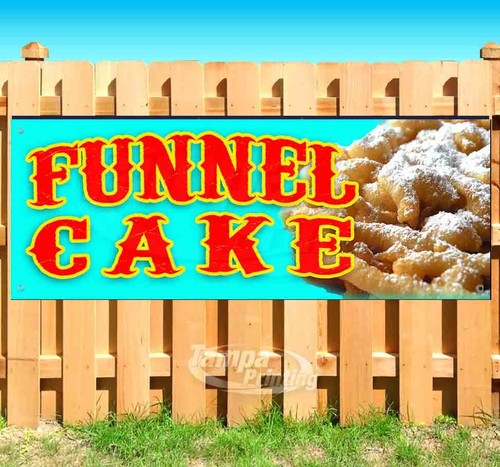 FUNNEL CAKE Advertising Vinyl Banner Flag Sign Many Sizes CARNIVAL FAIR ...