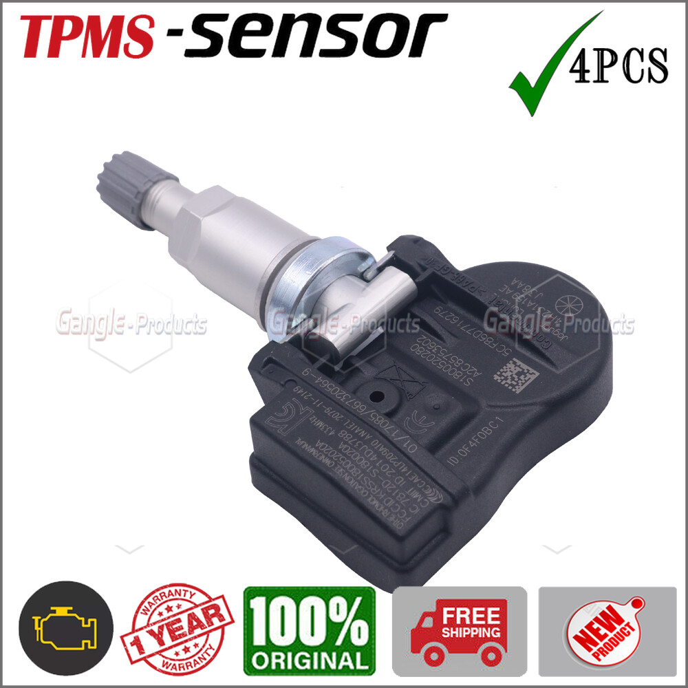 4 Tire/Tyre Pressure Sensor TPMS For Jaguar XF XJ XK Land Rover ...