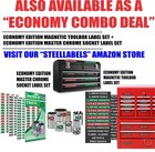 Magnetic Tool Chest Drawer Labels for Craftsman & Mechanics Organize ...