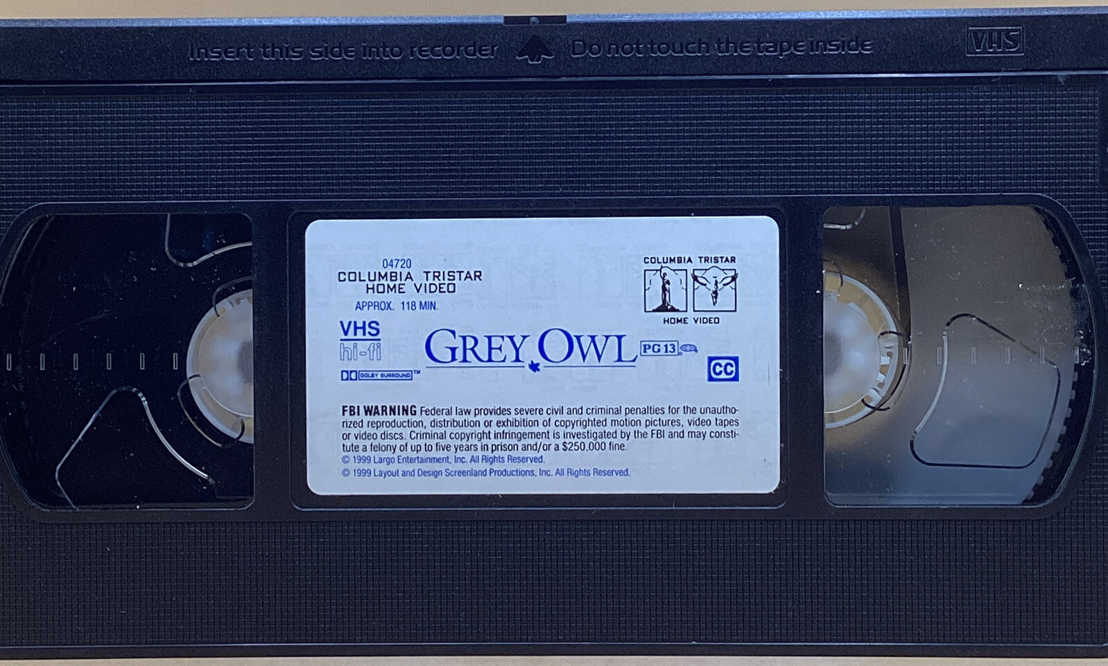 Grey Owl VHS Pierce Brosnan **Buy 2 Get 1 Free** 43396047204| eBay