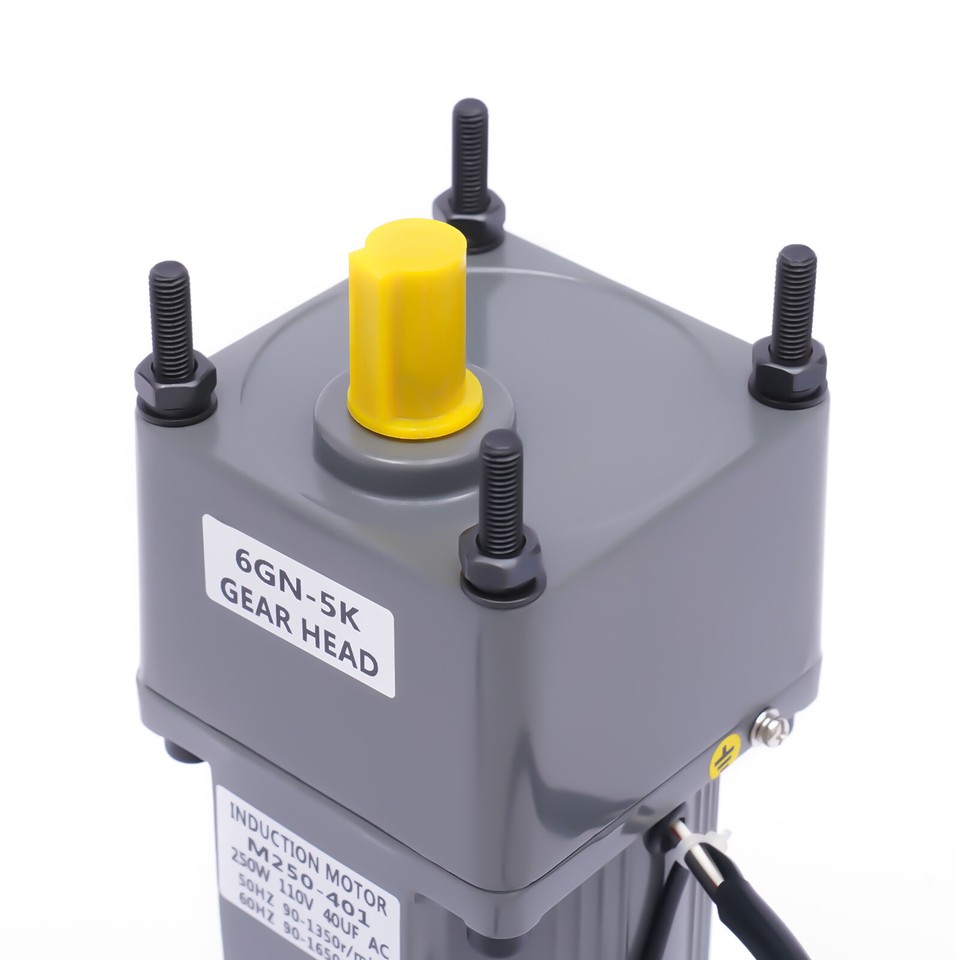 110V 250W AC Gear Motor Electric Motor Variable Speed Controller 0 ...