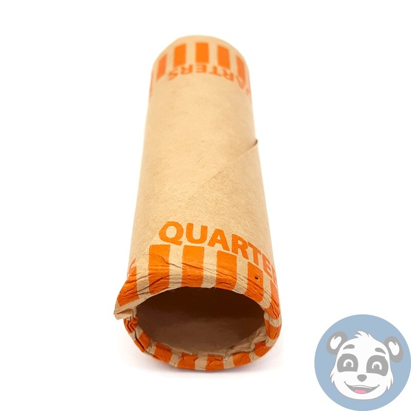1000 Pack Coin-Tainer Quarter $10 Wrappers Preformed Paper Coin Rolls ...