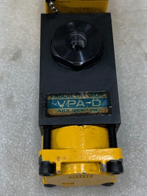 Aioi Seiki Pascal Non Leak Valve VPA-D with Pressure Switch SAA210PF ...