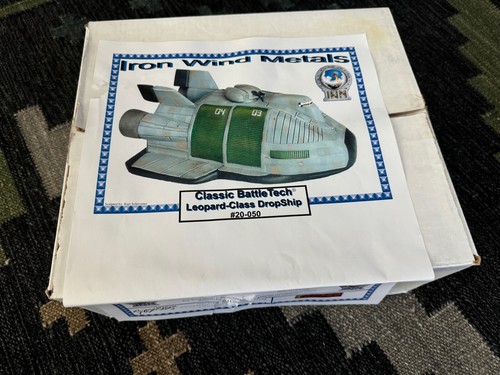 Battletech Iron Wind Metals mech scale Leopard Dropship Alpha Strike ...